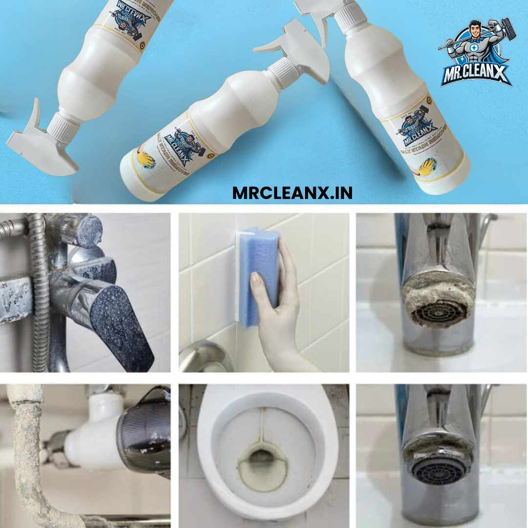 Bathroom Salt stain Remover: 100% Working Strong Formula - Mr CleanX