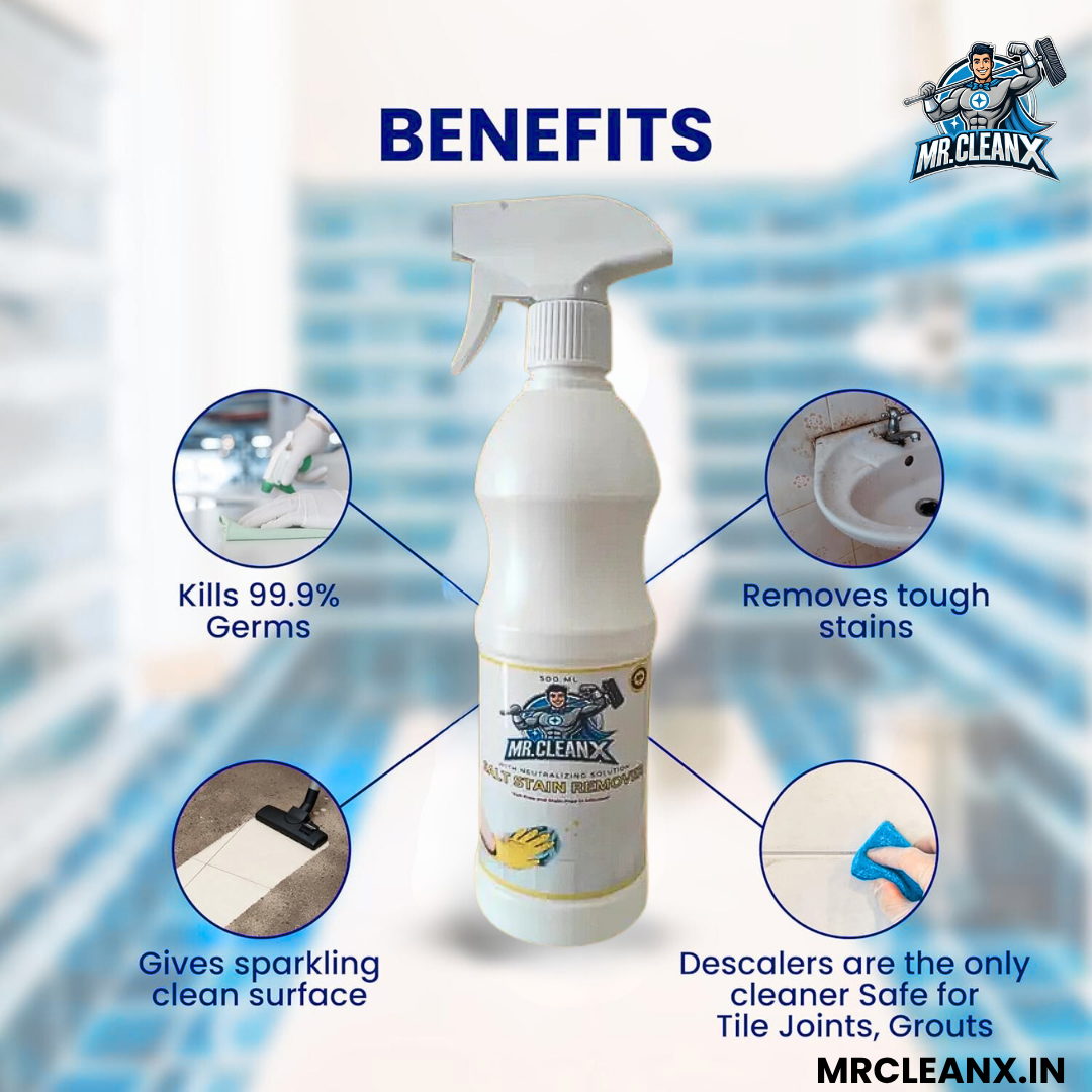 Bathroom Salt stain Remover: 100% Working Strong Formula - Mr CleanX
